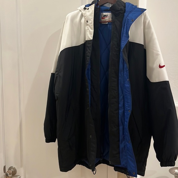 Nike | Jackets & Coats | Nike Mens Tricolor Hooded Jacket Barely Worn ...